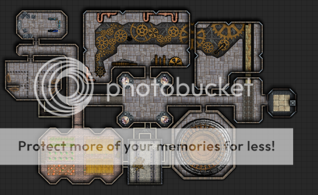 Gnome Tinkerer Workshop (2 floors) : battlemaps